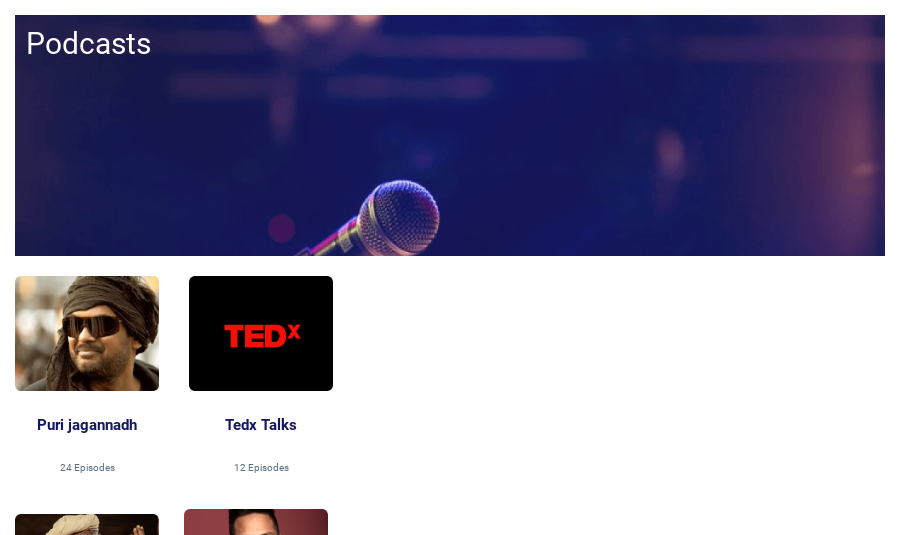 Podcast page - JSitor